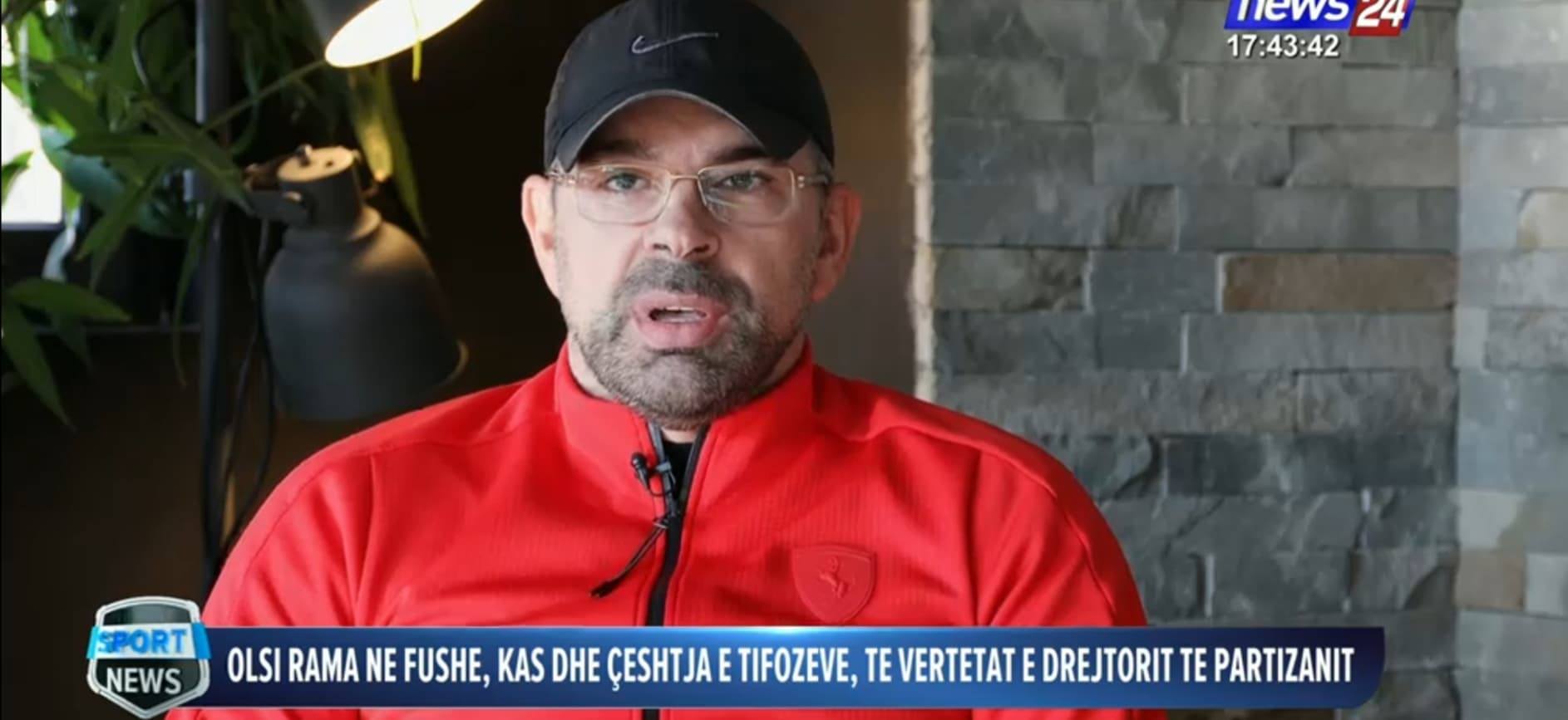 “Partizani është model, nuk doja dënimin e Vllaznisë”/ Olsi Rama: Disa ...