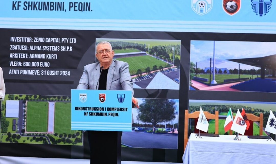 Rikonstruksioni i kompleksit KF Shkumbini, Presidenti Duka: FSHF ...