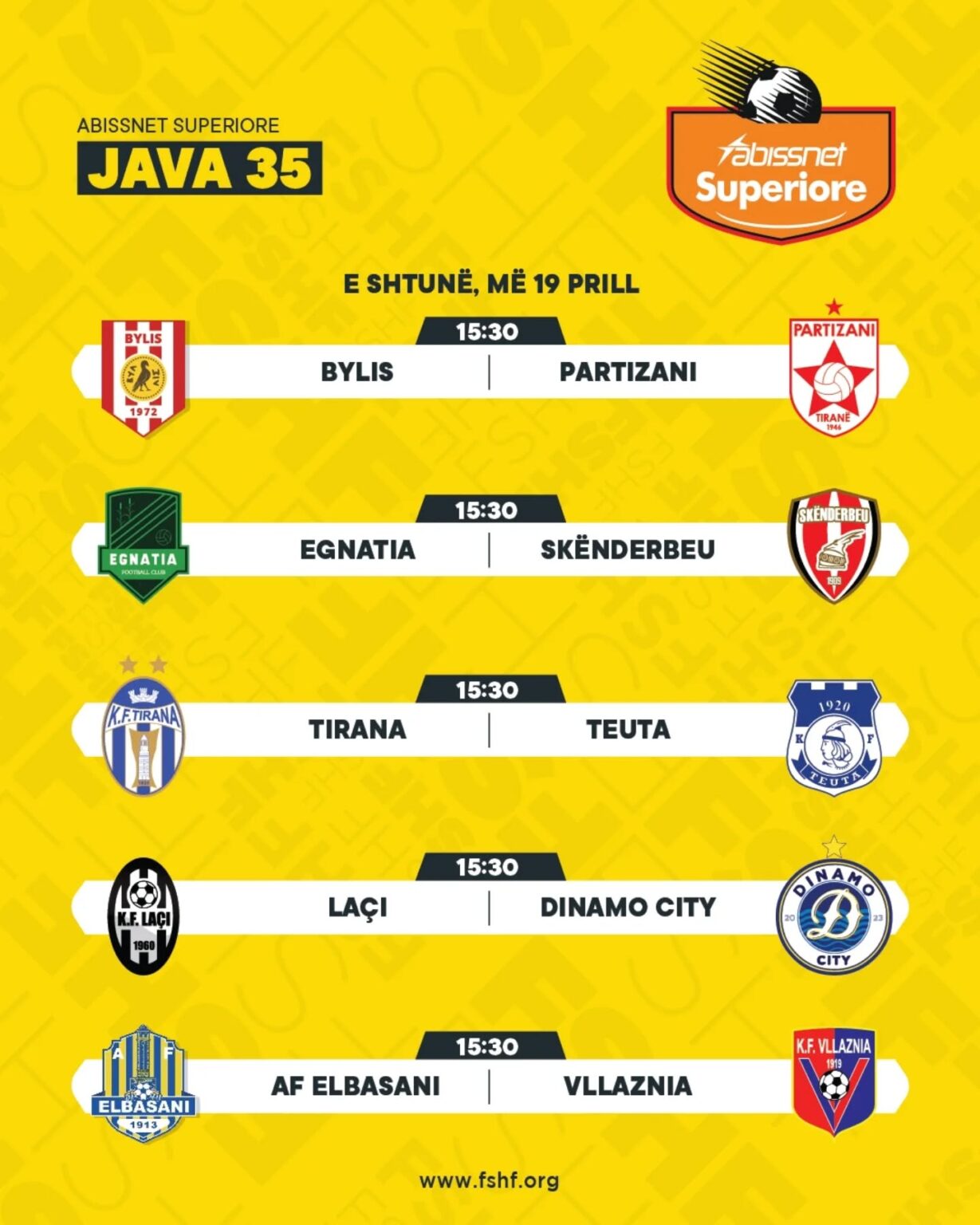 Abissnet Superiore/ Java e 35-të luhet të shtunën, gara ende e hapur për vendin e parë, Final ...